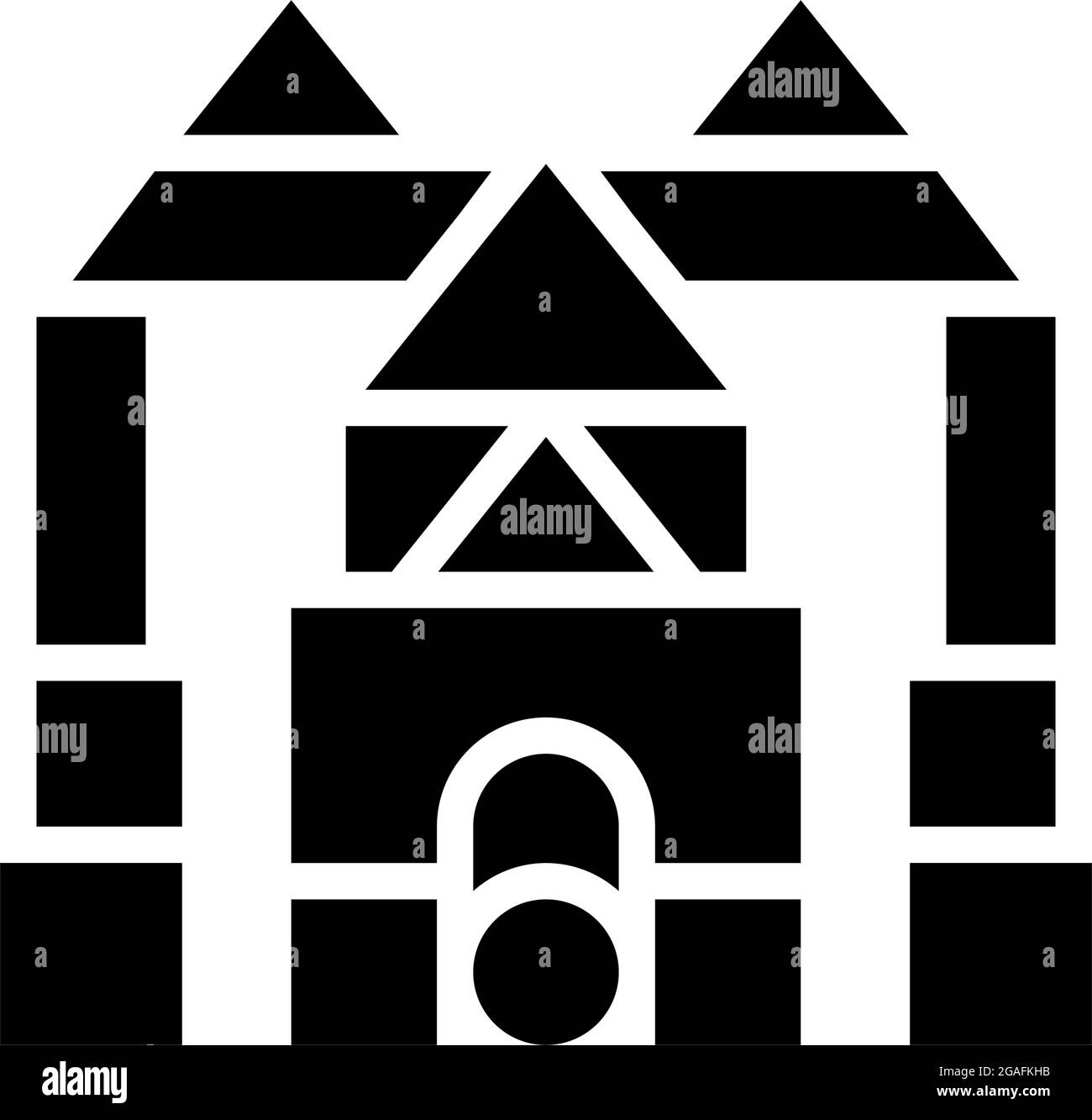 imaginative Play glyph icon vector illustration Stock Vector Image ...