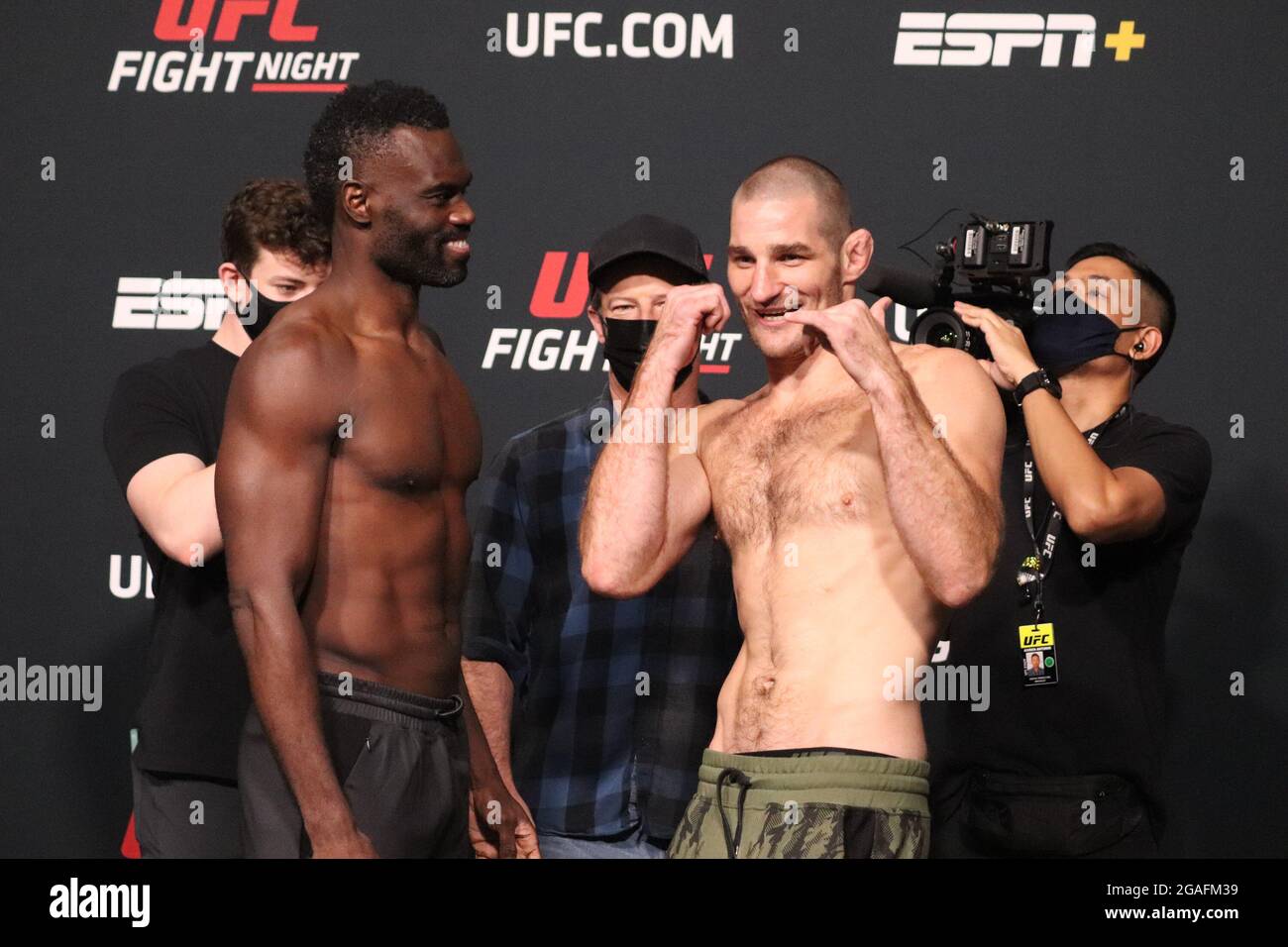Las Vegas, USA. 30th July, 2021. Las Vegas, NV - July 30: (L-R) Uriah ...