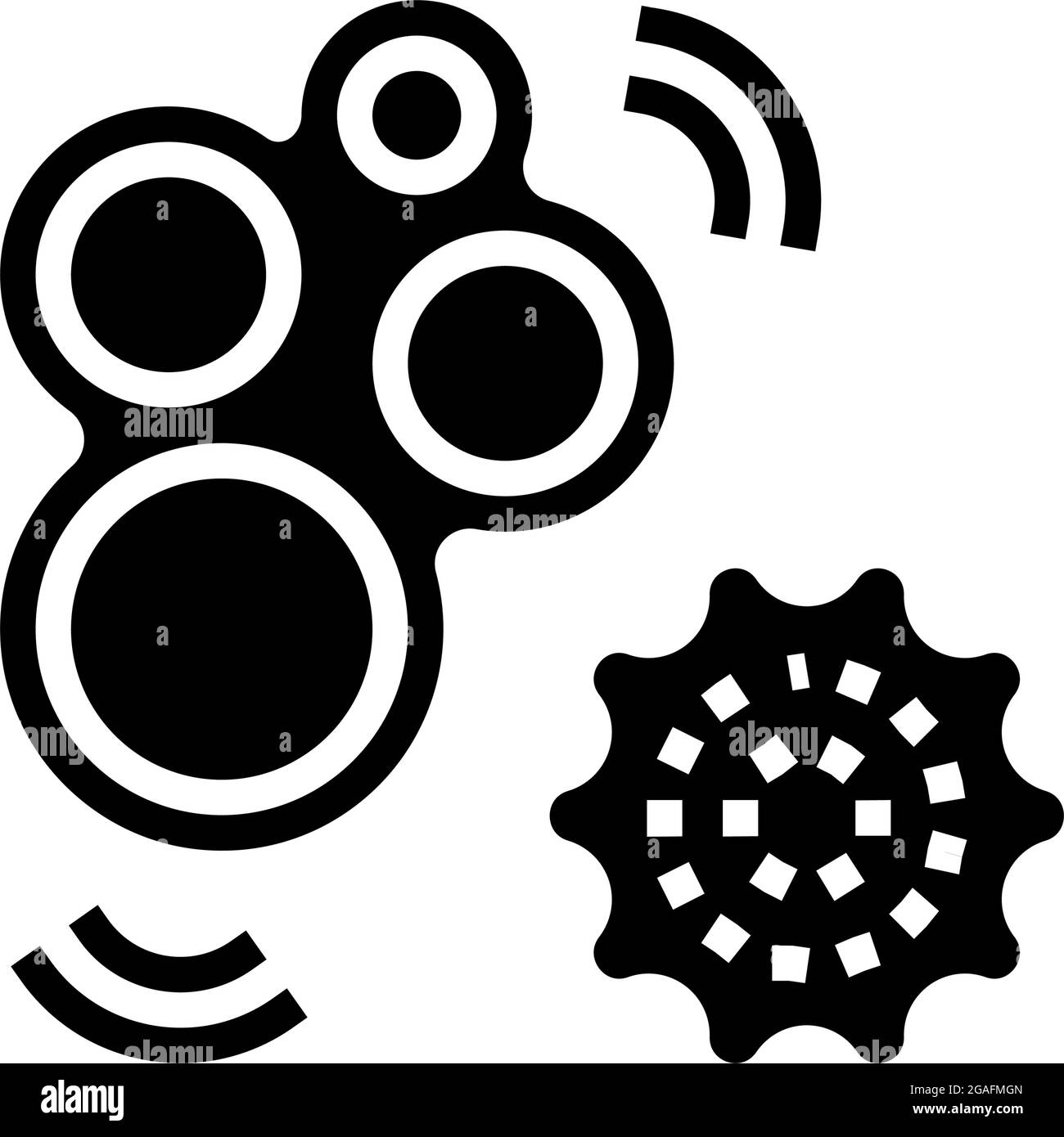 sensory play toys glyph icon vector illustration Stock Vector Image ...