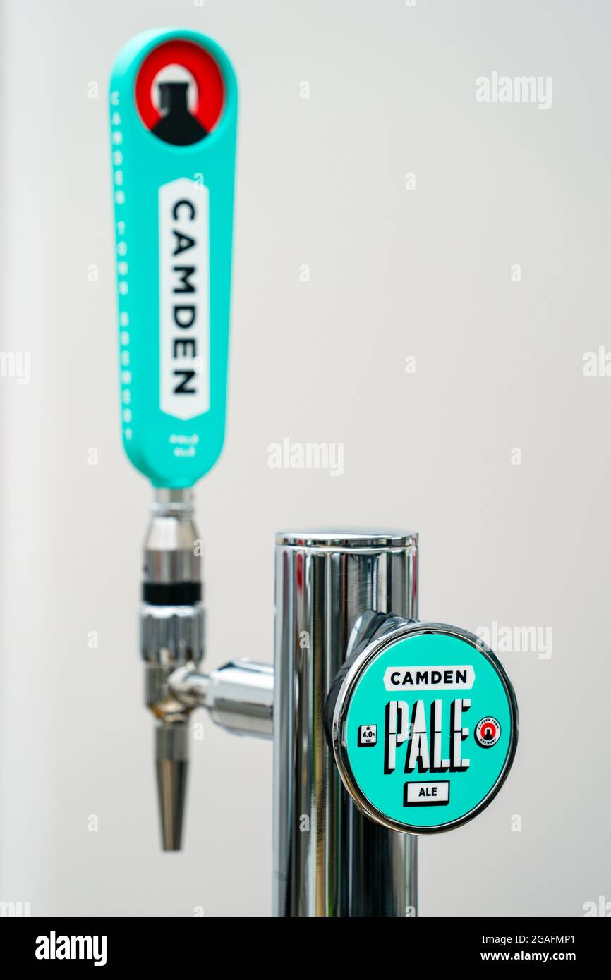 Lager draft beer pump hi-res stock photography and images - Alamy