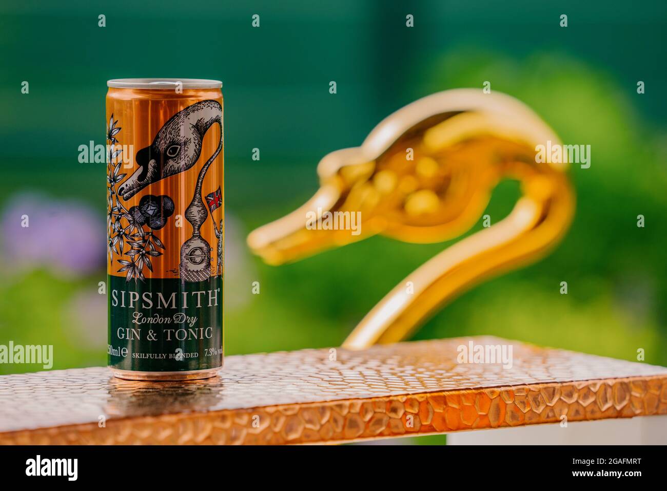Sipsmith Gin branding Stock Photo - Alamy