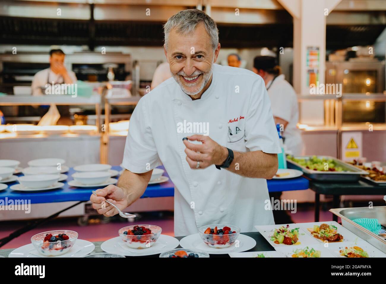 Chef Michel Roux Jr Stock Photo - Alamy