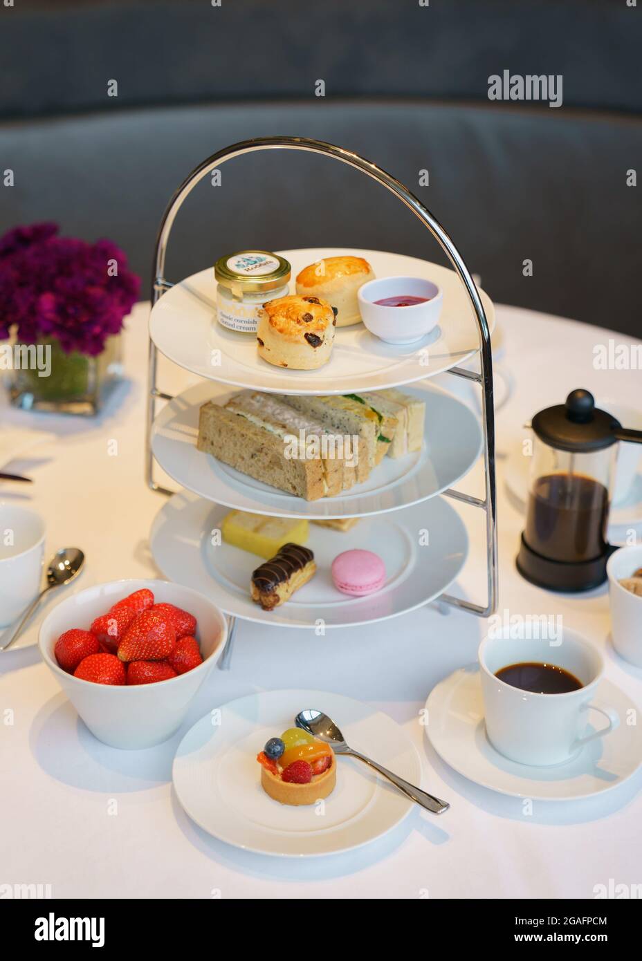 Afternoon tea menu hi-res stock photography and images - Alamy