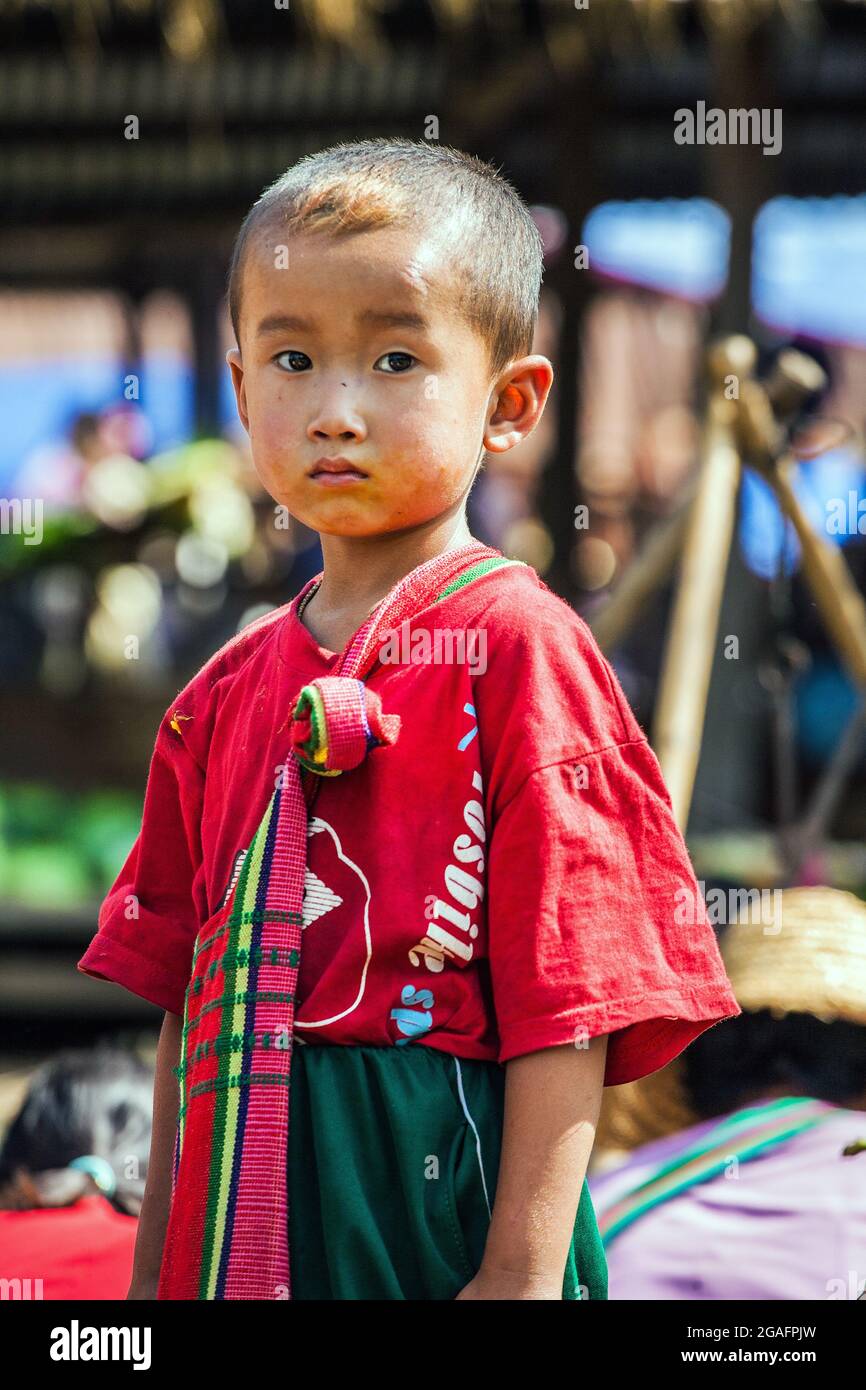 Cute burmese child portrait hi-res stock photography and images - Alamy