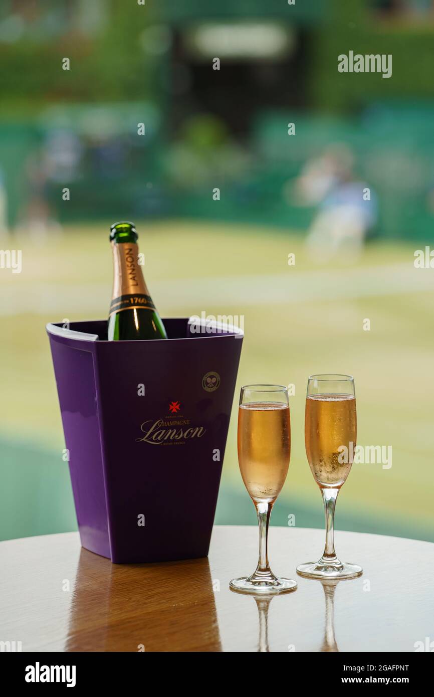 Champagne at the Wimbledon Championships Stock Photo - Alamy