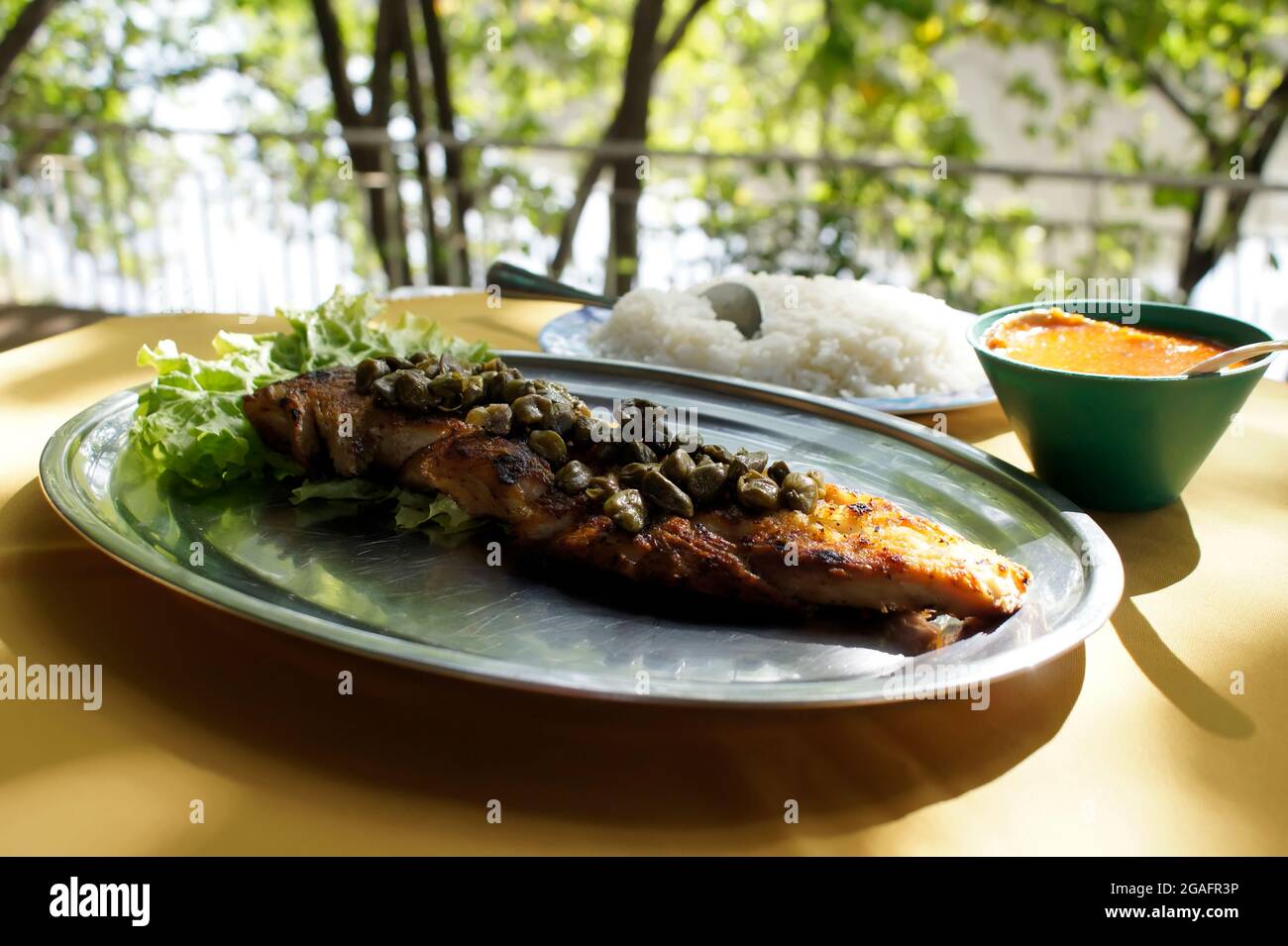 Grilled fish, typical and traditional Brazilian cuisine in Piracicaba ...