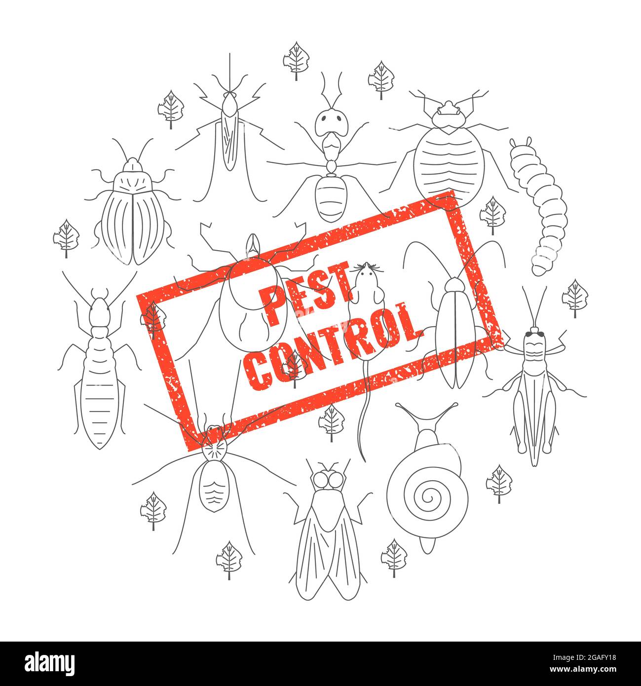 Pest control icon fly Cut Out Stock Images & Pictures - Alamy