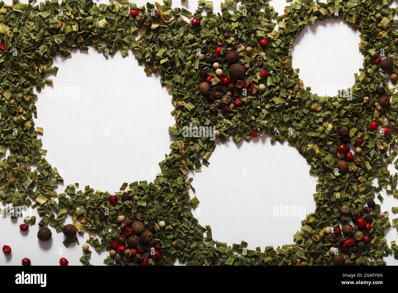Organic frame background. Food texture Stock Photo - Alamy