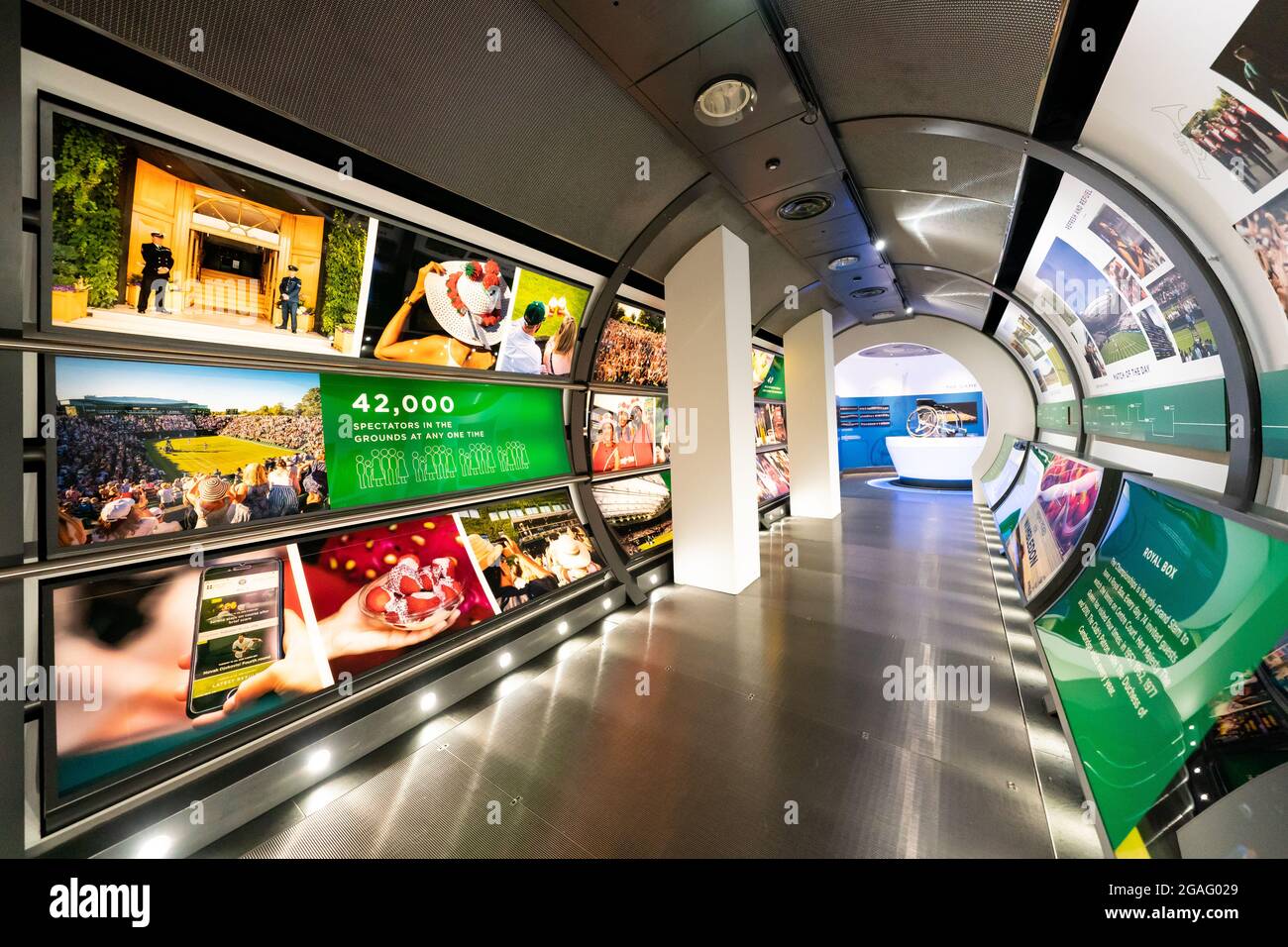 Tennis Museum during The Wimbledon Championships 2021 Stock Photo - Alamy