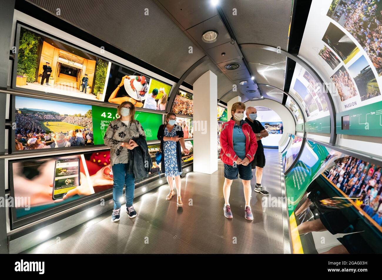 Tennis Museum during The Wimbledon Championships 2021 Stock Photo - Alamy