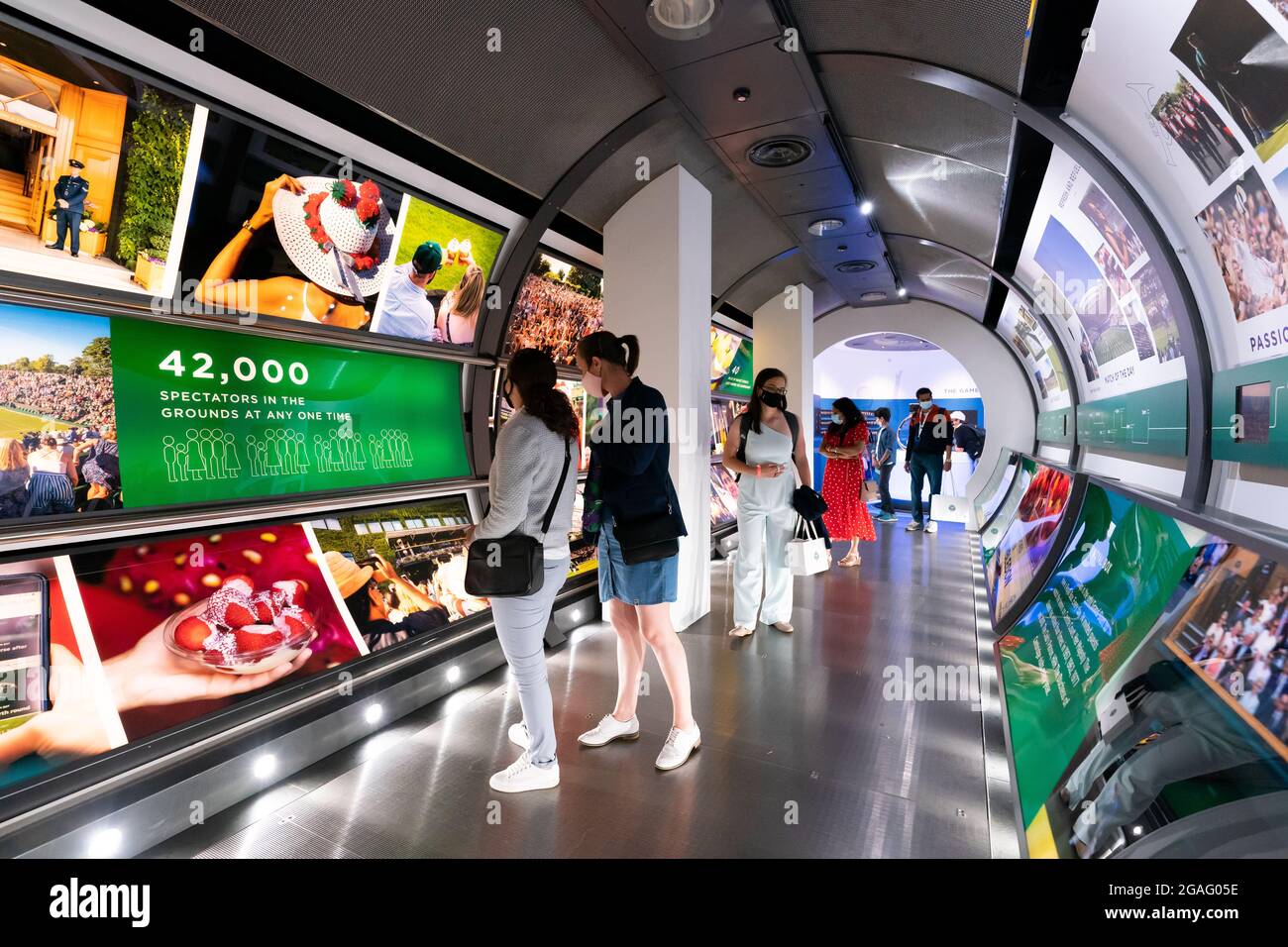 Tennis Museum during The Wimbledon Championships 2021 Stock Photo - Alamy