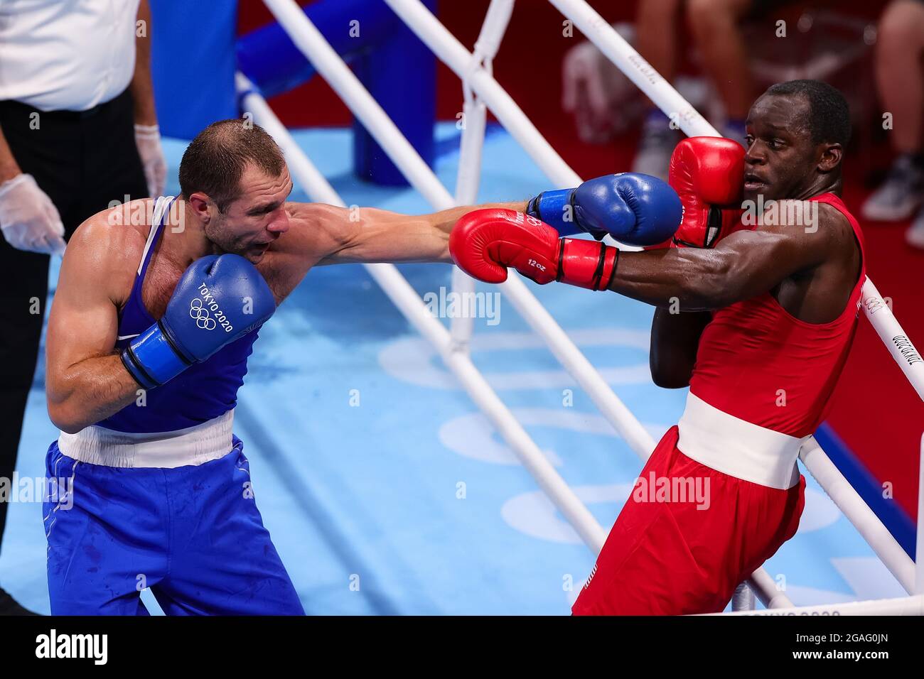 Tokyo, Japan, 26 July, 2021. Vitali Bandarenka of Belarus throws a ...