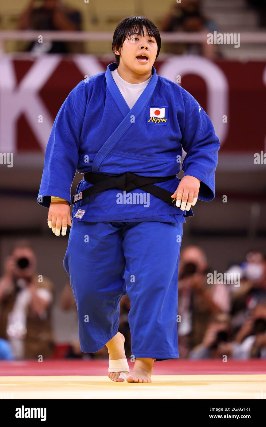 Tokyo, Japan. 30th July, 2021. Akira Sone (JPN) Judo : Women's 78kg ...
