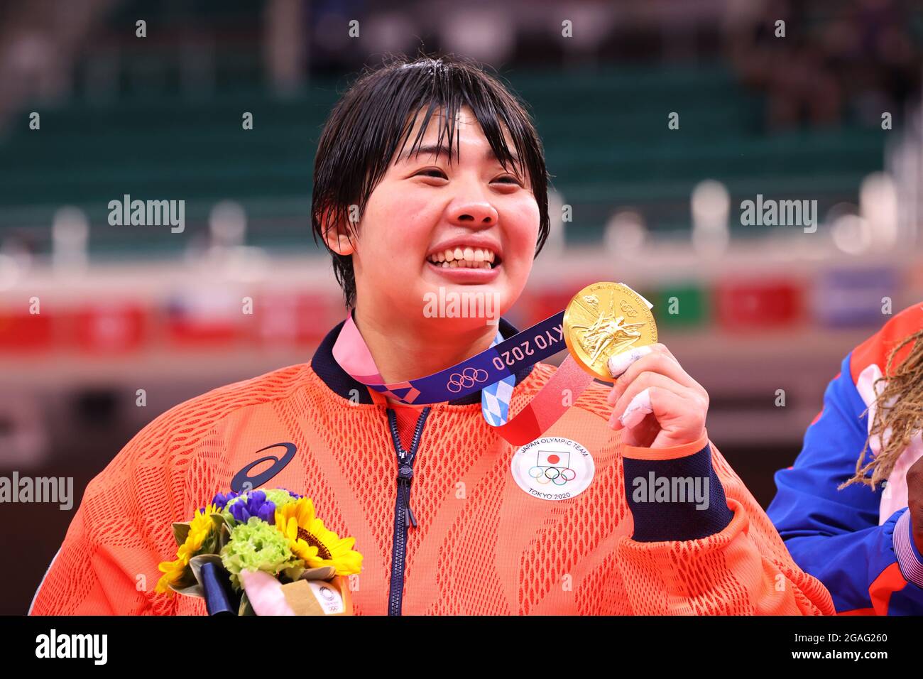 Tokyo, Japan. 30th July, 2021. Akira Sone (JPN) Judo : Women's 78kg ...