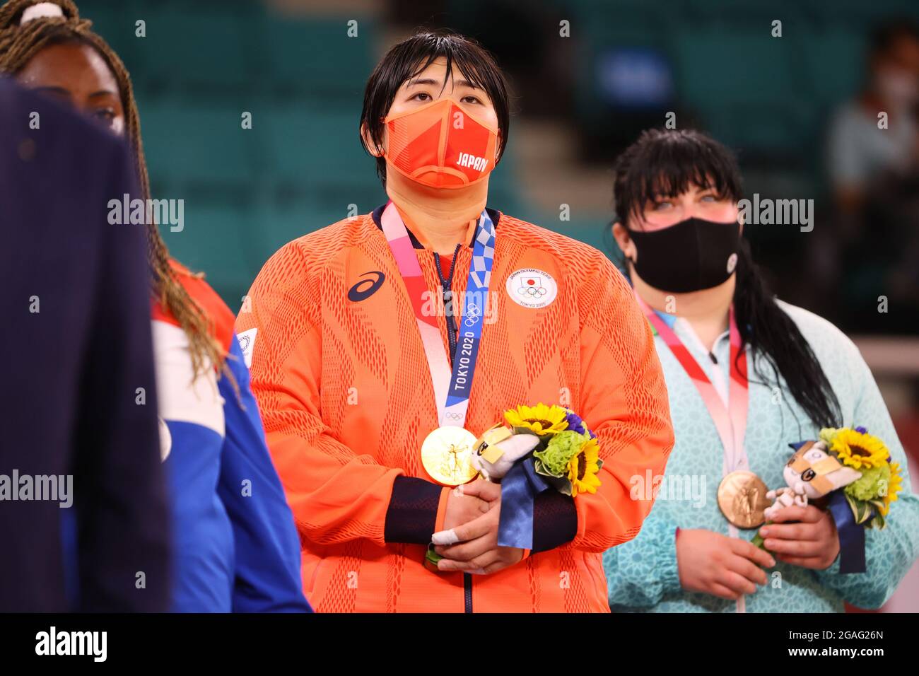 Tokyo, Japan. 30th July, 2021. Akira Sone (JPN) Judo : Women's 78kg ...