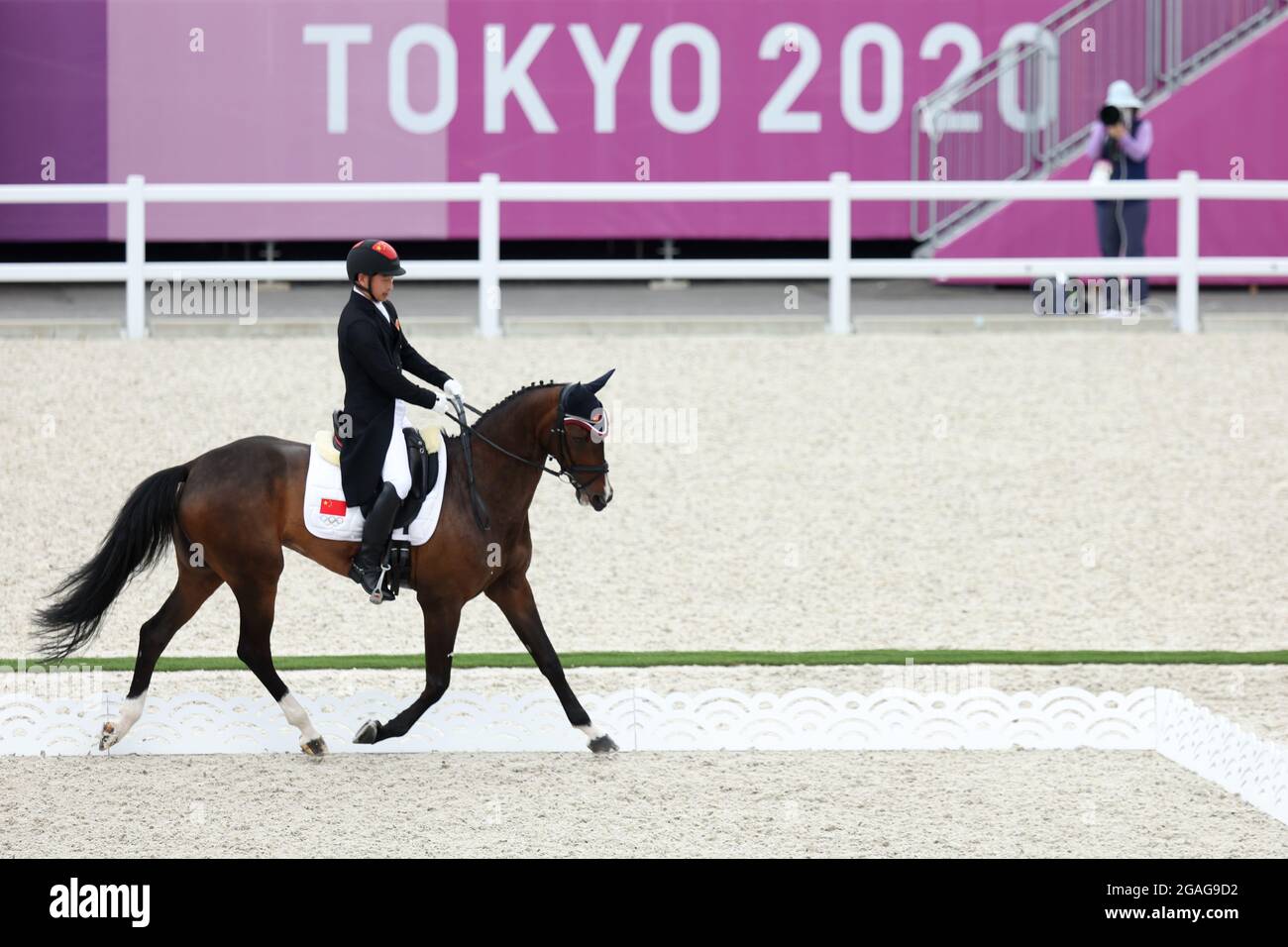 Tokyo, Japan. 31st July, 2021. Equestrian Sport/Eventing: Olympia ...