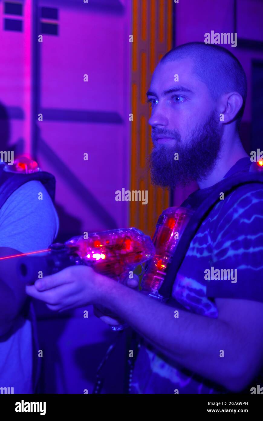 Laser tag weapon hi-res stock photography and images - Alamy