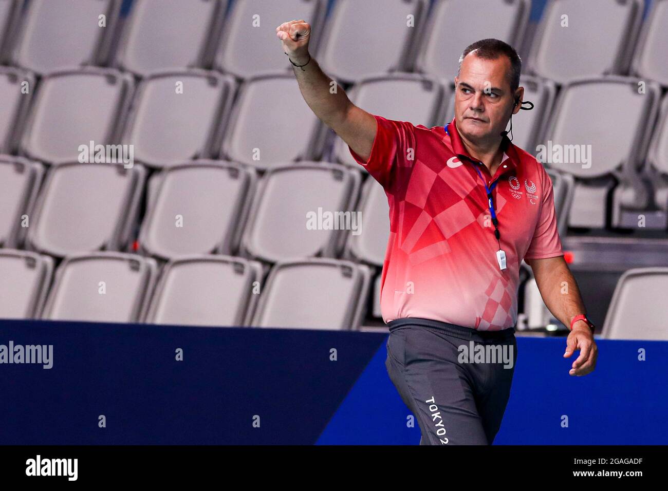 Tokyo, Japan. 31st July, 2021. TOKYO, JAPAN - JULY 31: Referee Georgios ...