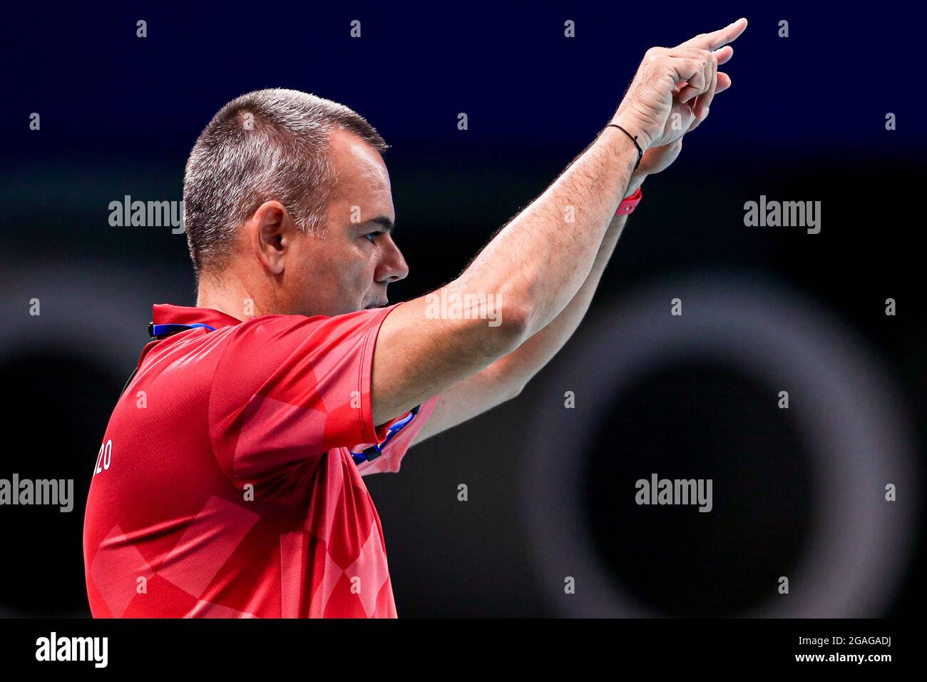 Tokyo, Japan. 31st July, 2021. TOKYO, JAPAN - JULY 31: Referee Georgios ...