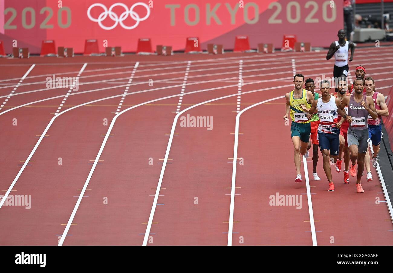 Tokyo, Japan. 31st July, 2021. Brandon McBride (1st R) of Canada ...