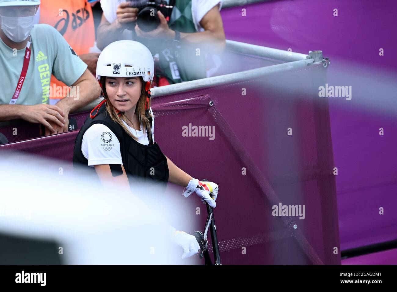 Tokyo, Japan. 31st July, 2021. Cycling/BMX: Olympics, preliminary ...