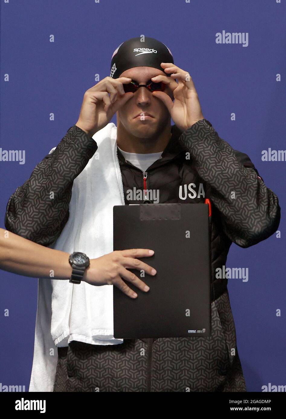 Tokyo, Japan. 31st July, 2021. Swimming: Olympics, 100m butterfly, men ...