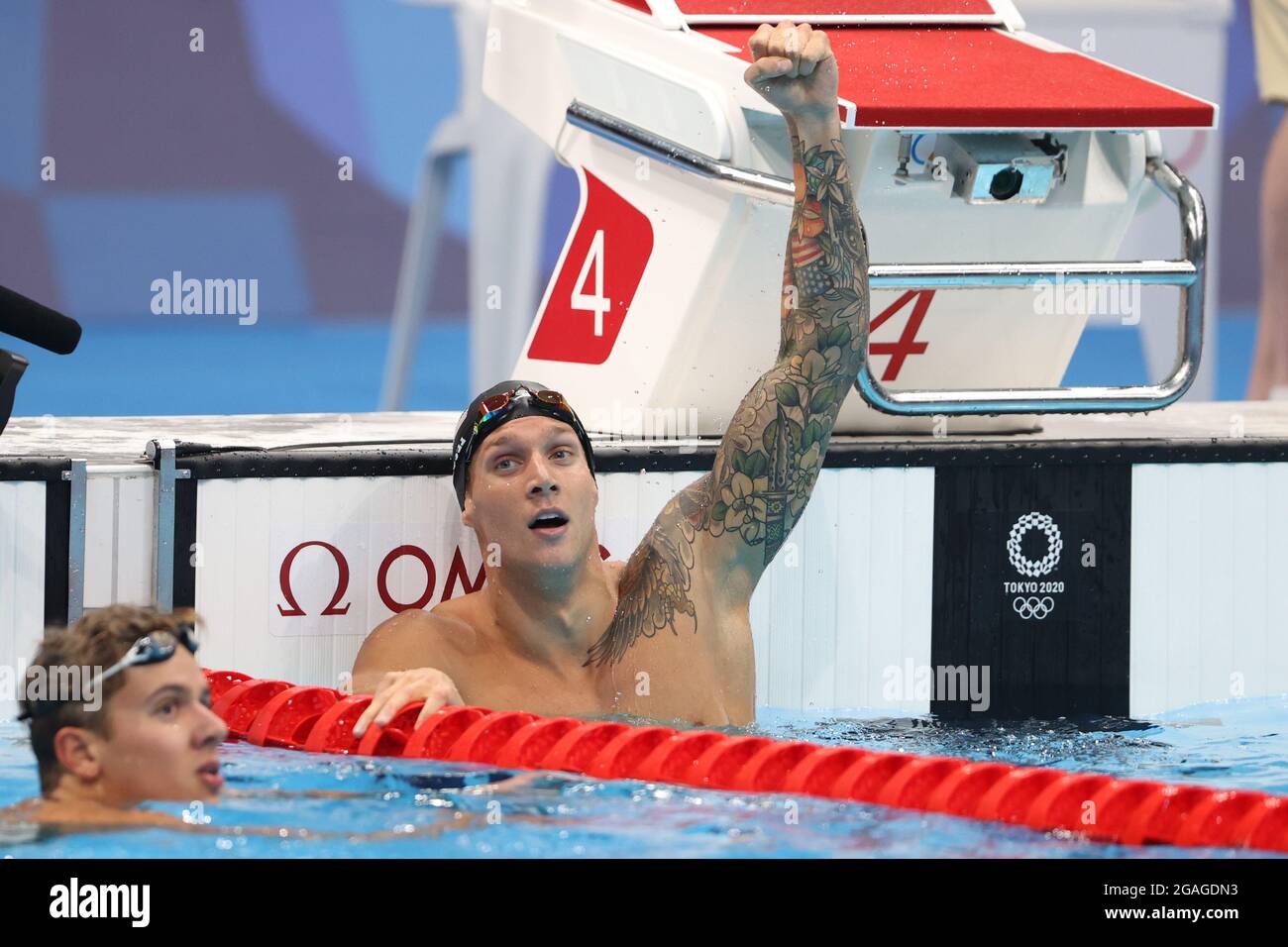 Tokyo, Japan. 31st July, 2021. Swimming: Olympics, 100m butterfly, men ...