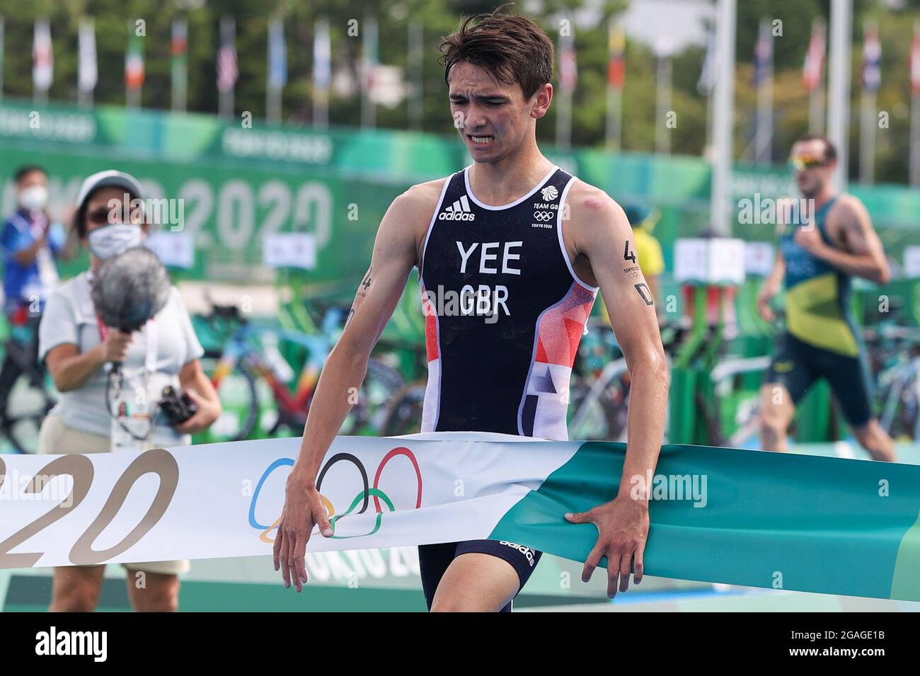 Tokyo, Japan. 31st July, 2021. Alex Yee of Great Britain crosses the ...