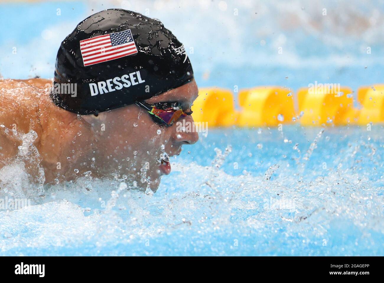Tokyo, Japan. 31st July, 2021. Swimming: Olympics, 100m butterfly, men ...