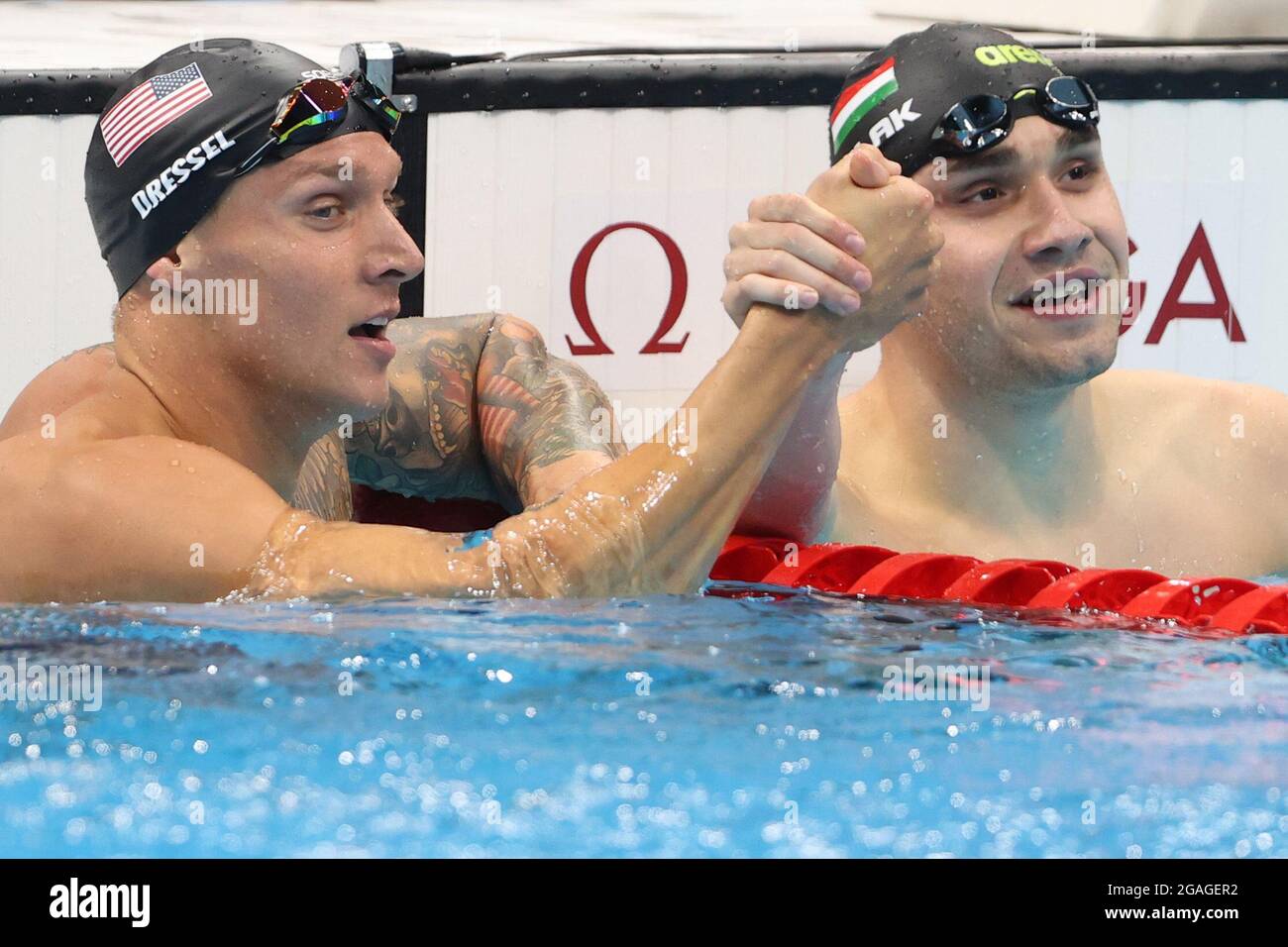Tokyo, Japan. 31st July, 2021. Swimming: Olympics, 100m butterfly, men ...