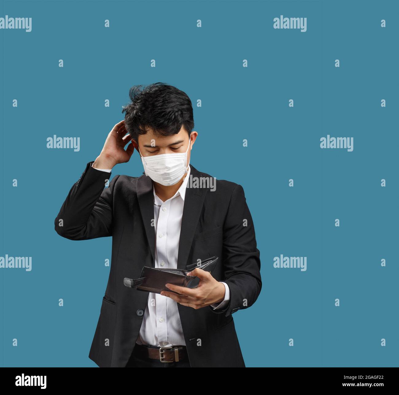 business man having financial problems after covid-19 pandemic Stock ...