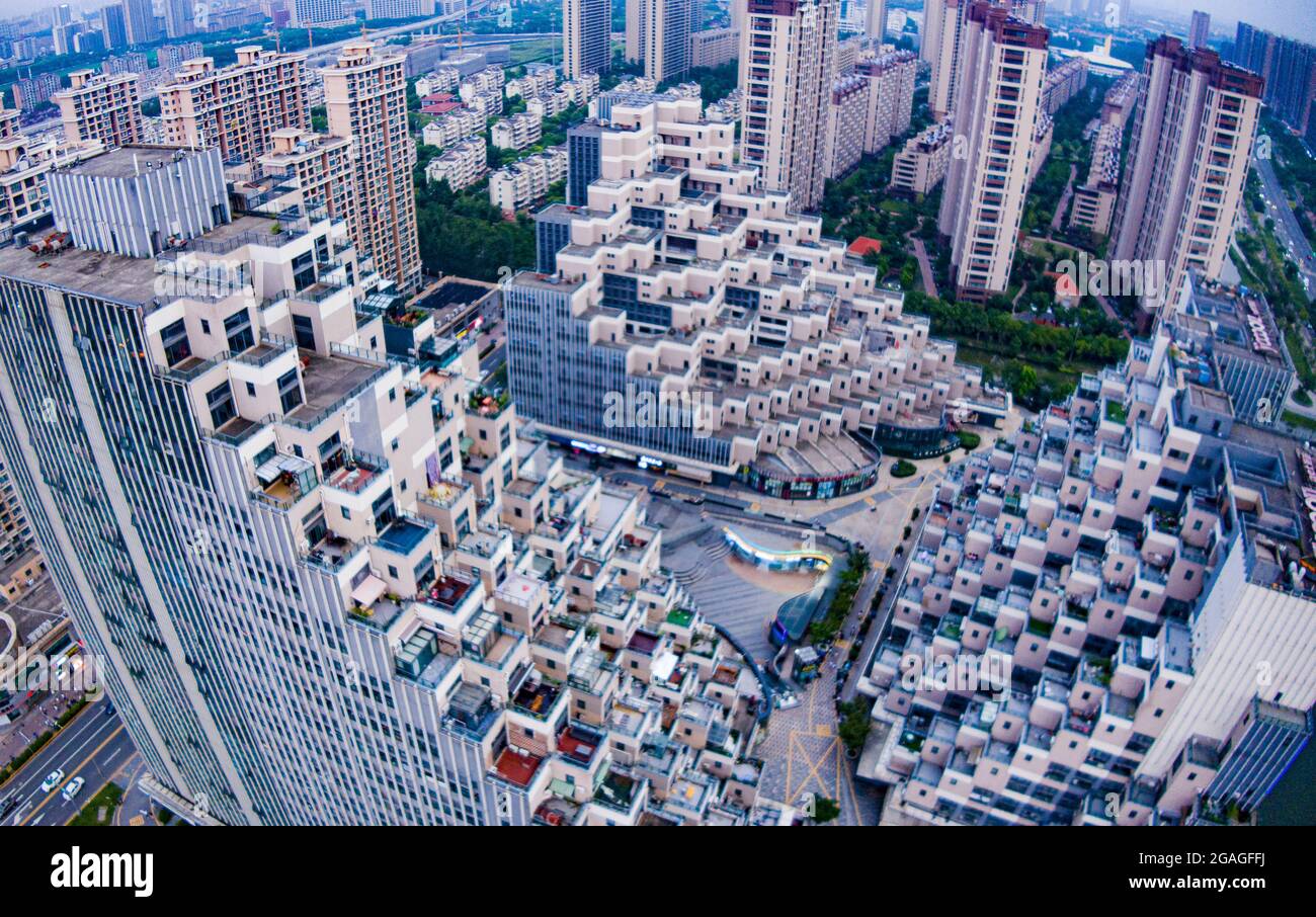 SUZHOU, CHINA - JULY 30, 2021 - Aerial photo taken on July 30, 2021 ...