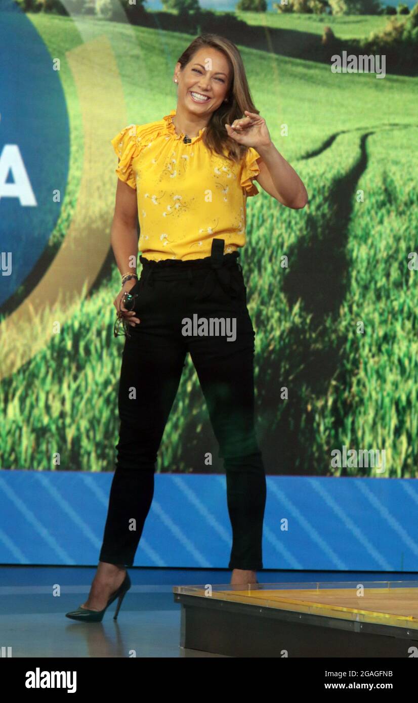 New York, NY, USA. 30th July, 2021. Ginger Zee on the set of Good ...