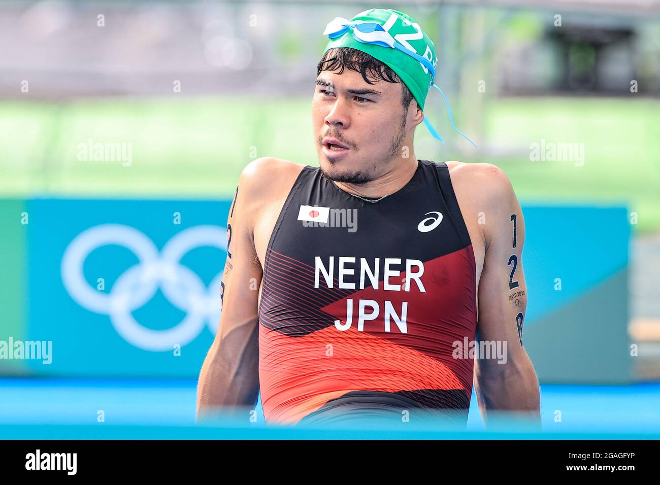 Tokyo, Japan. 31st July, 2021. Kenji Nener (JPN) Triathlon : Mixed ...