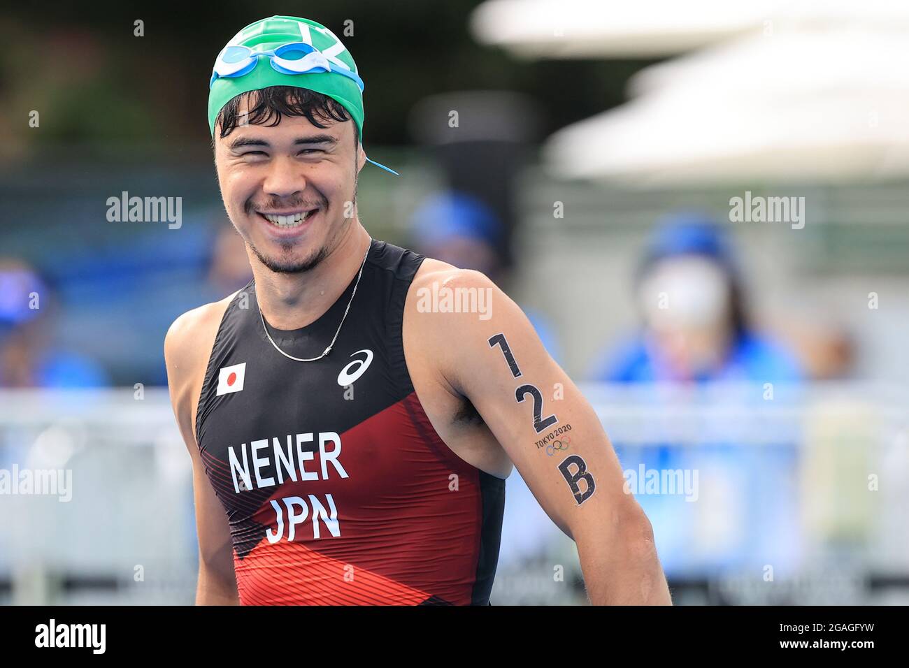 Tokyo, Japan. 31st July, 2021. Kenji Nener (JPN) Triathlon : Mixed ...