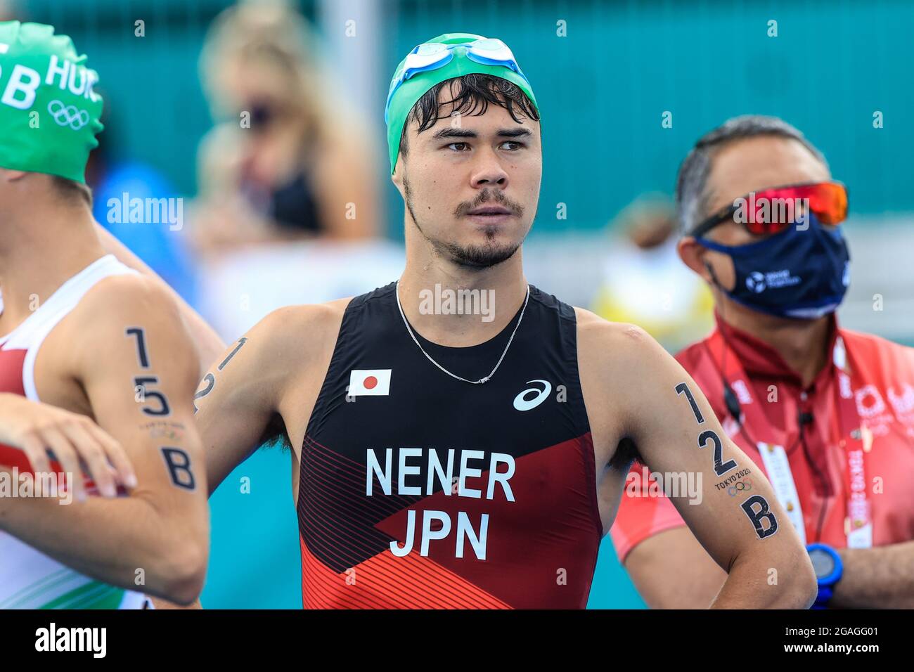 Tokyo, Japan. 31st July, 2021. Kenji Nener (JPN) Triathlon : Mixed ...