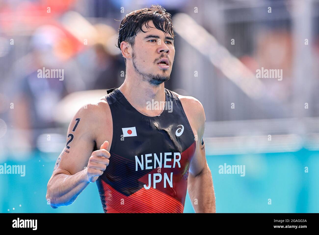Tokyo, Japan. 31st July, 2021. Kenji Nener (JPN) Triathlon : Mixed ...