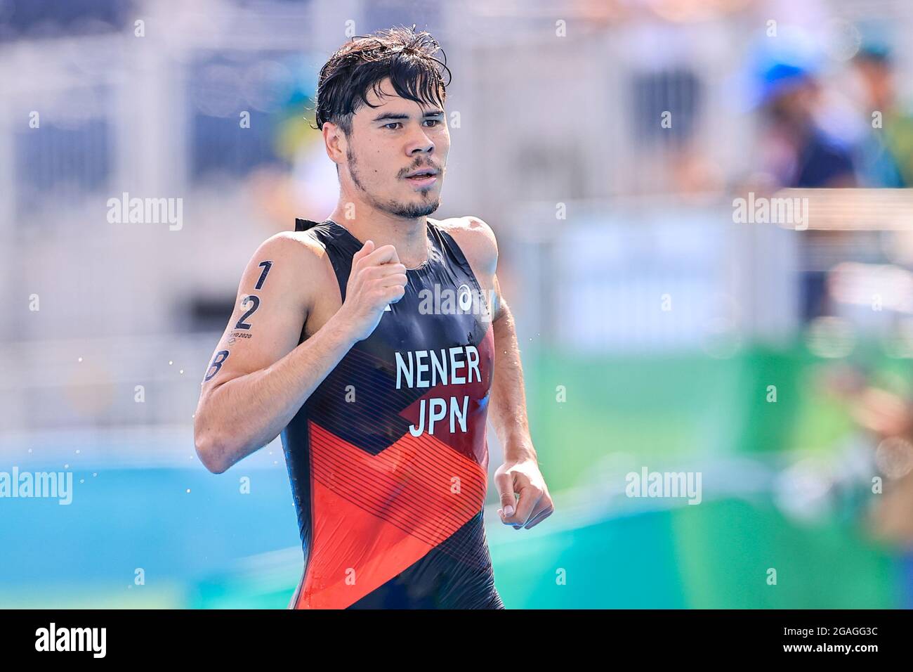 Tokyo, Japan. 31st July, 2021. Kenji Nener (JPN) Triathlon : Mixed ...
