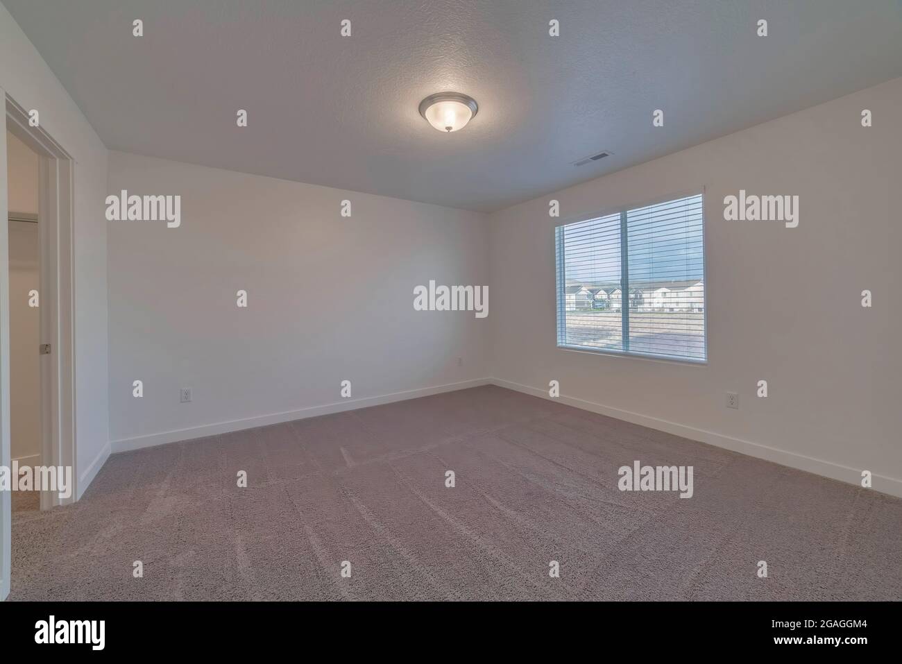 Empty room carpet white walls hi-res stock photography and images - Alamy