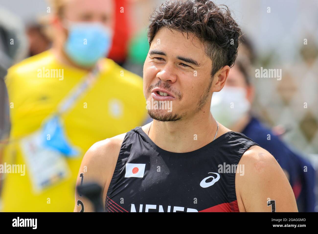 Tokyo, Japan. 31st July, 2021. Kenji Nener (JPN) Triathlon : Mixed ...