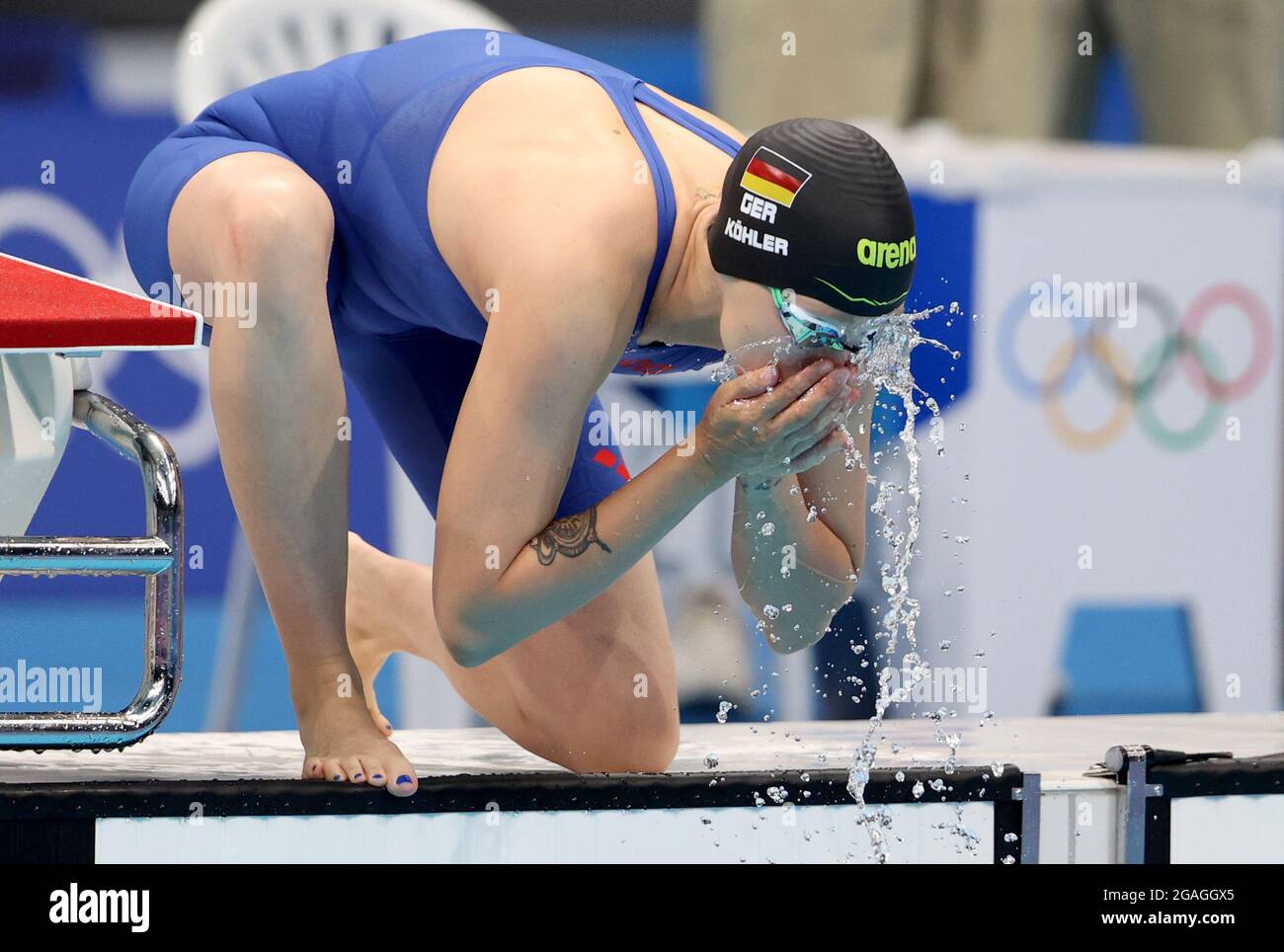 Tokyo, Japan. 31st July, 2021. Swimming: Olympics, women, 800m ...
