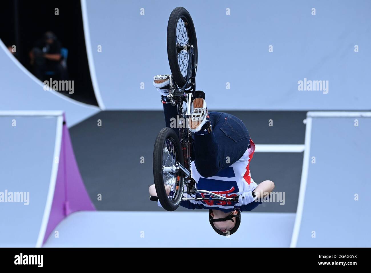 Tokyo, Japan. 31st July, 2021. Cycling/BMX: Olympics, preliminary ...