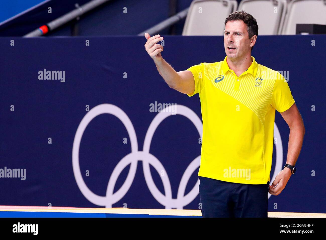 Tokyo, Japan. 31st July, 2021. TOKYO, JAPAN - JULY 31: Head Coach Elvis ...