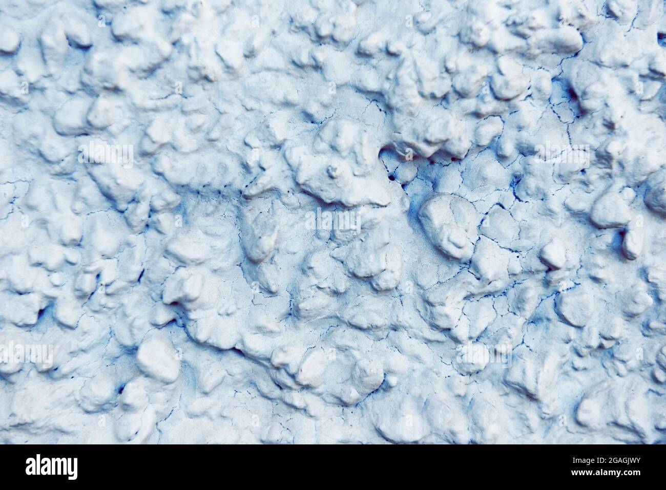 Blue whitewashed wall background Stock Photo - Alamy