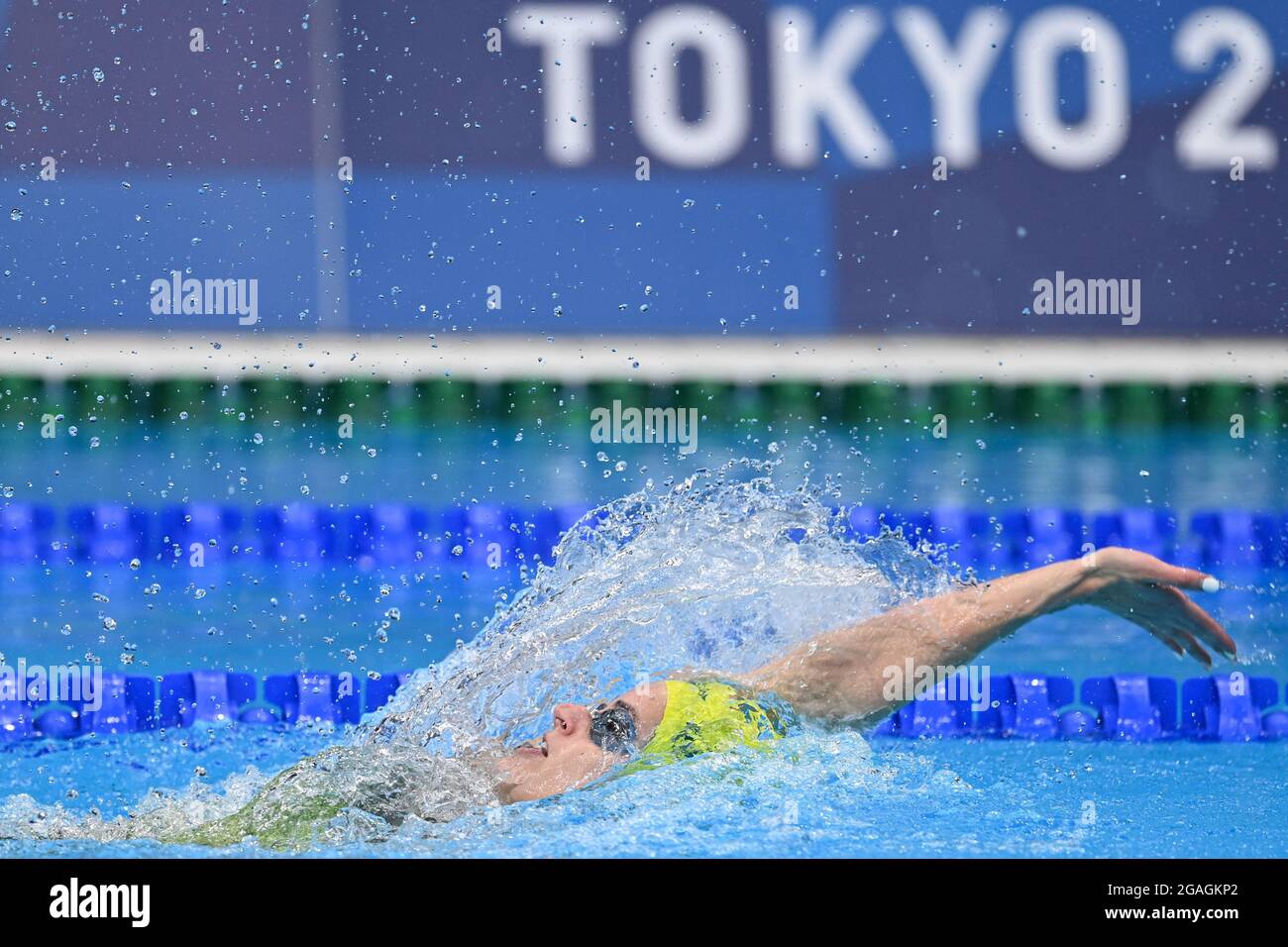 Tokyo, Japan. 31st July, 2021. Kaylee McKeown of Australia competes ...
