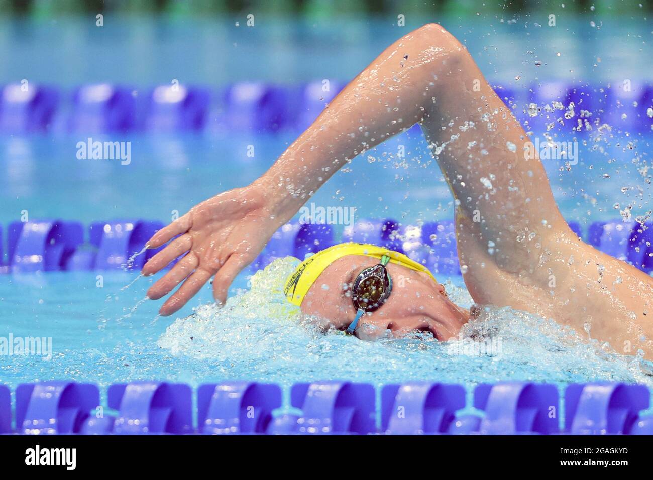 Tokyo, Japan. 31st July, 2021. Swimming: Olympics, women, 800m ...
