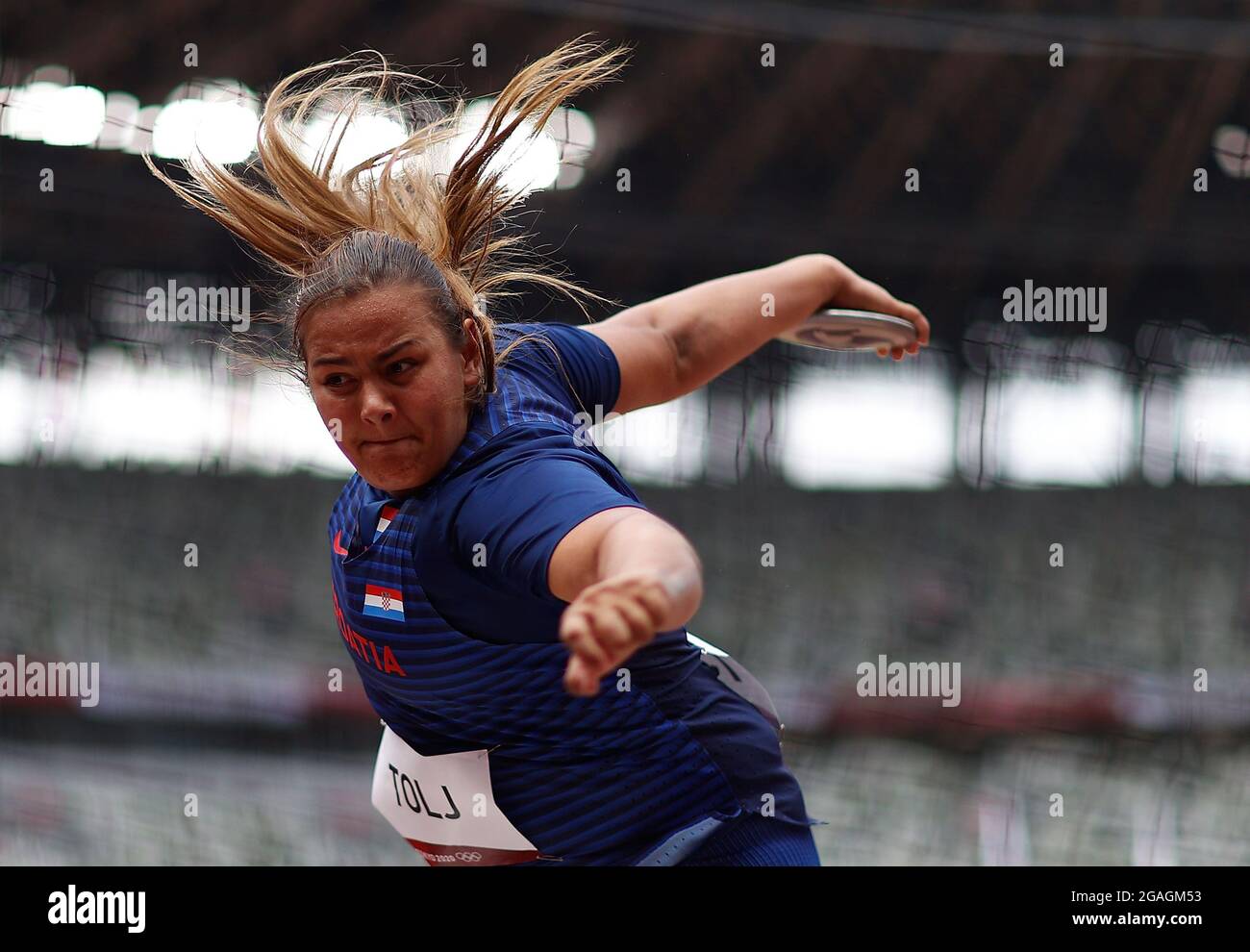 Tokyo, Japan. 31st July, 2021. Marija Tolj of Croatia competes during ...