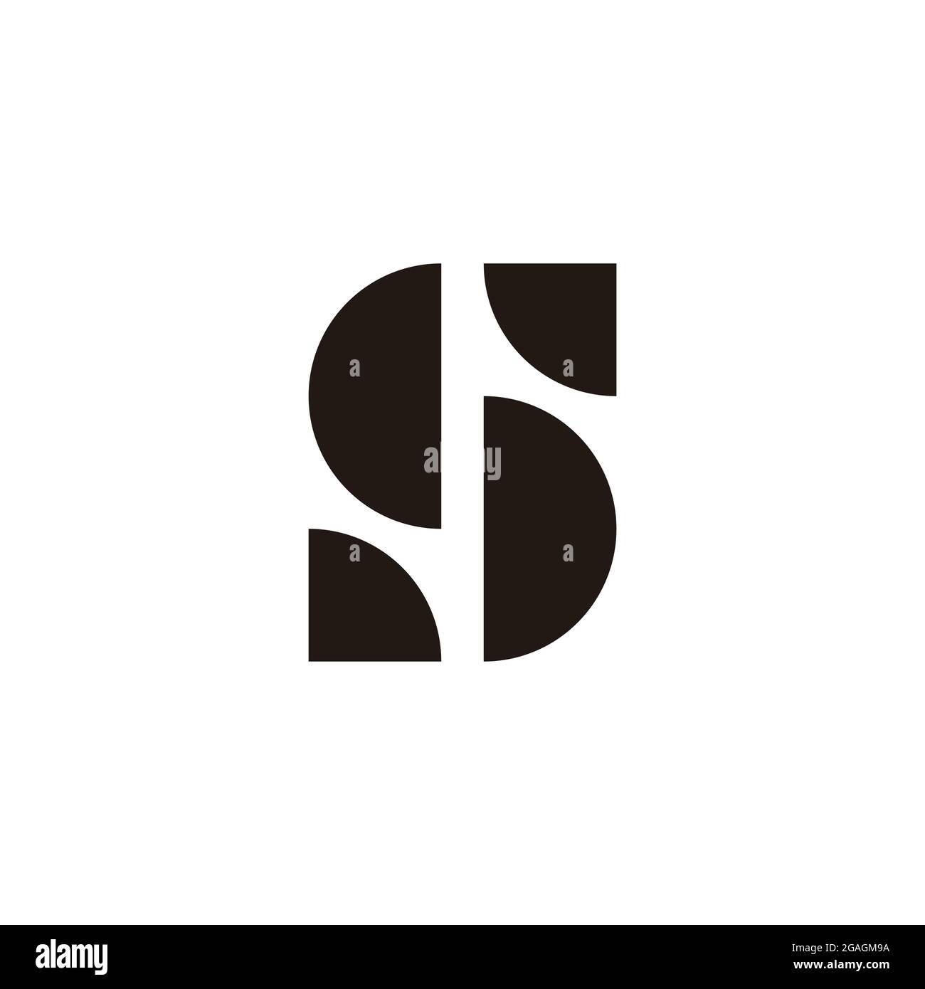 letter s curves basic shape logo vector Stock Vector Image & Art - Alamy