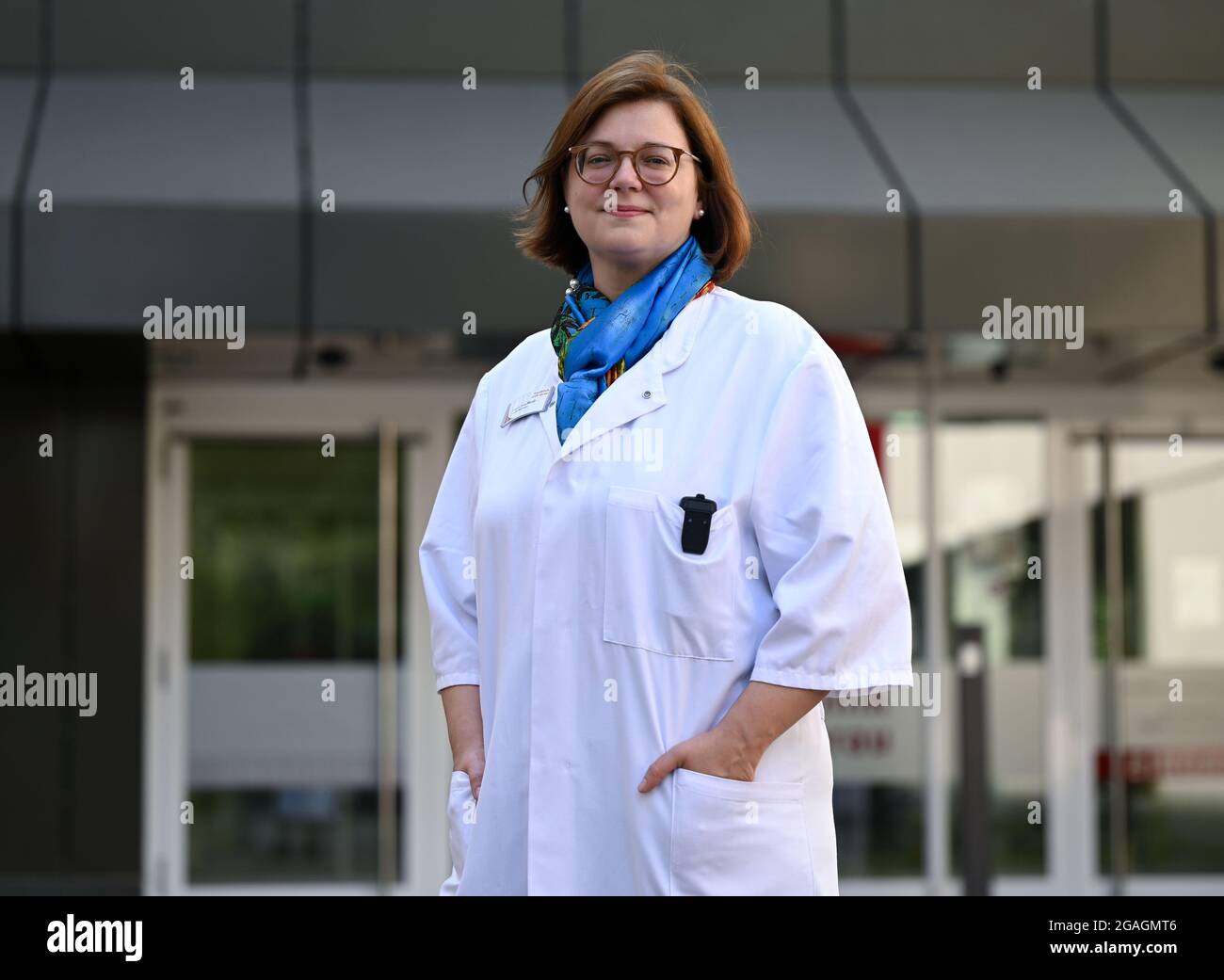 30 July 2021, Hessen, Groß-Gerau: Erika Raab, Managing Director of the ...