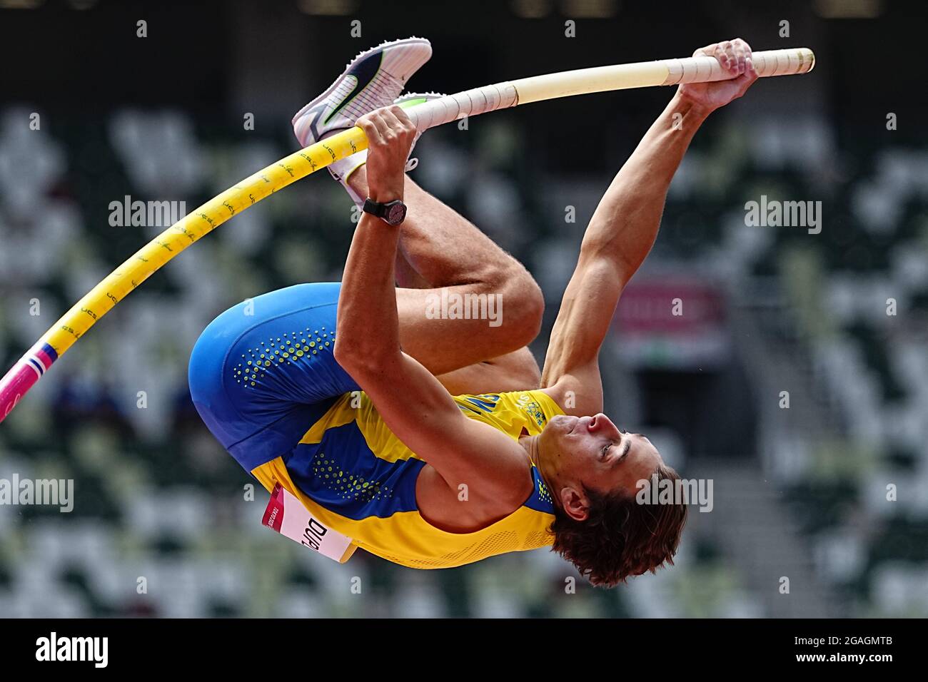 Tokyo, Japan. 31st July, 2021. Athletics: Olympics, Pole Vault, Men ...